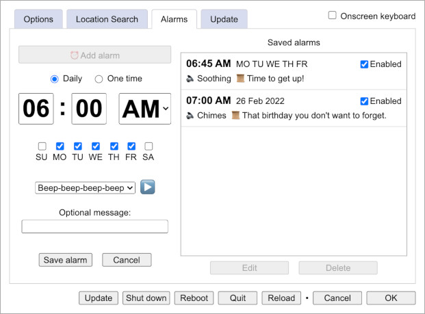 Astronomy/Weather clock update adds sky maps and alarm clock - Raspberry Pi Forums