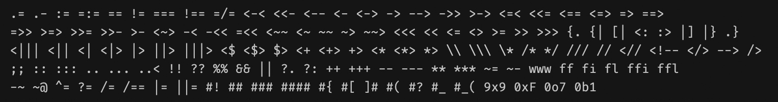 Ligatures Limited - Visual Studio Marketplace
